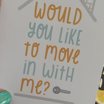 Will You Move in With Me Card - Etsy
