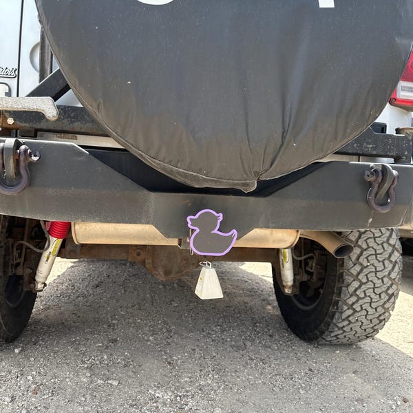 Duck Tow Hitch Cover - Fun Jeep Accessory for Wrangler & Gladiator ...