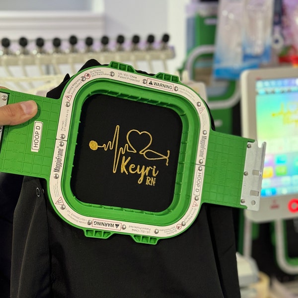 Embroidery Machine Design of Nurse Doctor Stethoscope Comes in 4 Sizes ...