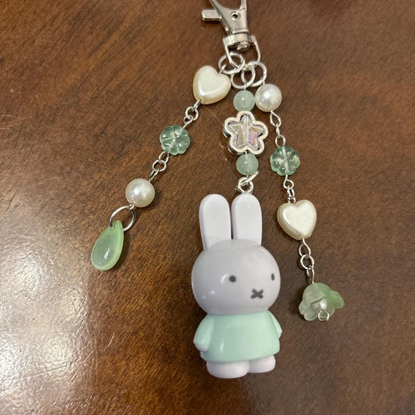 Chiikawa Usagi Hachiware Keychain Bag Charms Trinket Upcycled ...