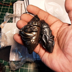 Secret Compartment Dragon Box Cthulhu Pill Case Locket Container ...