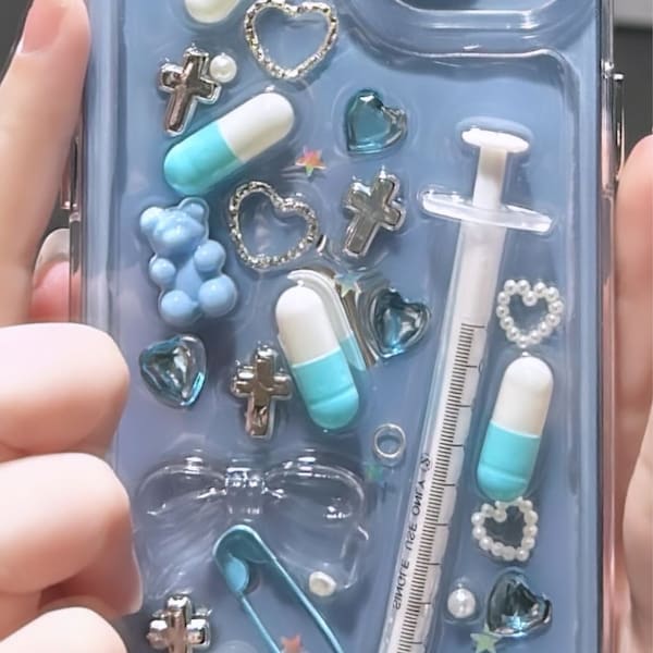Goldfish Clear 3D Wave Resin Phone Case for All Brand - Etsy