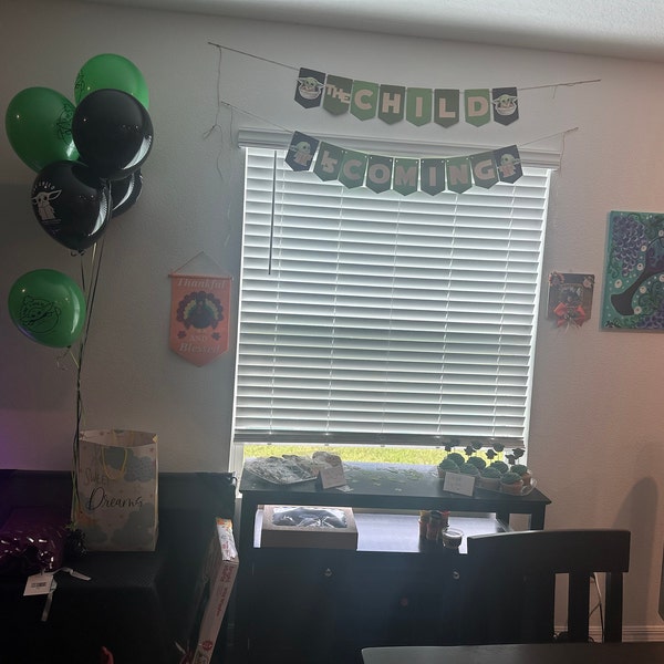 Baby Alien Baby Shower Banner - the Child is Coming Banner - the Child ...