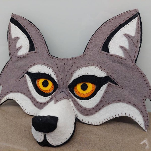 Wolf Mask PDF Pattern - Etsy