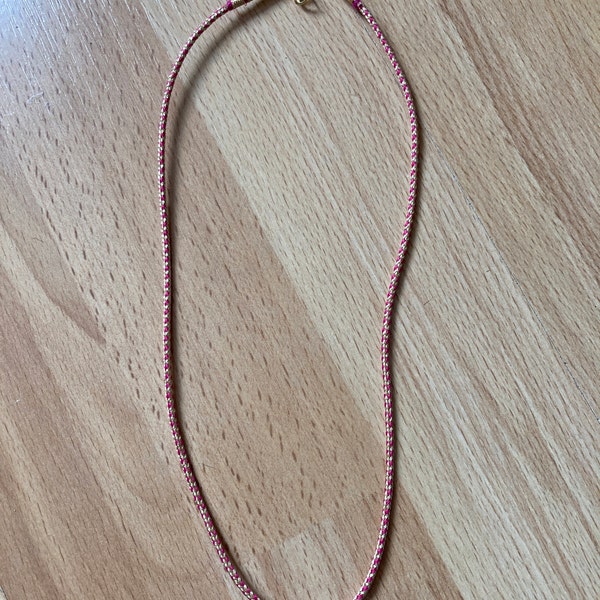 Indian Dori Cord in Variety of Colours With Ion-plated 18k Gold Plated ...