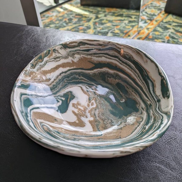 Pink and Gray Handmade Porcelain Tumbler Ceramic Wheel Thrown Pottery ...