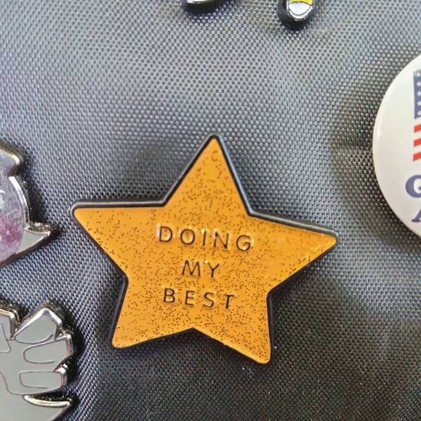 Gold Star Pin Your Did It Enamel Pin - Funny Gift Under 5 Dollars ...
