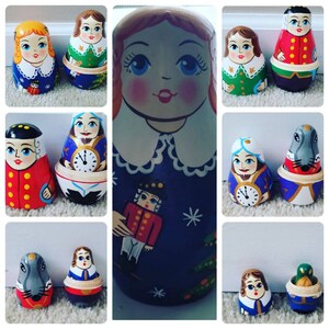 Lot 9 Matryoshka Nesting Doll Unpainted Blank 5 Pcs - Etsy