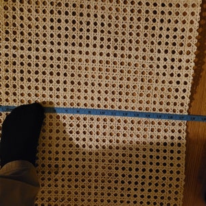 Rhombic Pattern Natural Cane Sheet Rattan Closed Weave Cane Webbing ...