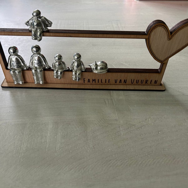 Personalised - Our Little Family | Family Anniversary Gift - Choose ...