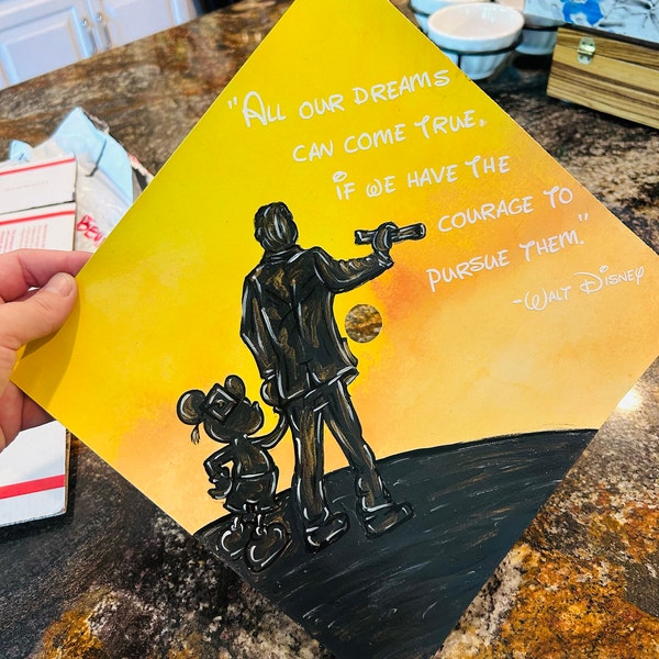 Hand Painted Toy Story Theme Graduation Cap Topper - Etsy