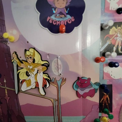 Purple She-ra Failsafe Heart Chonky Melog Enamel Pin - Etsy