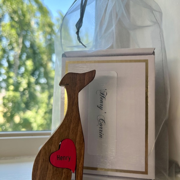 Personalised Wooden Sheep Figurines, 5th Wedding Anniversary Gift for ...