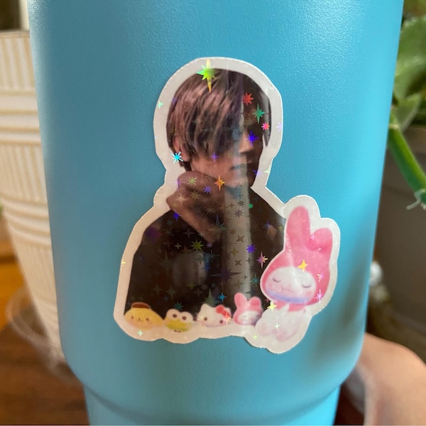 Shiny Holographic Sonic Petting Chao Vinyl Sticker Sonicadventure Sab2 ...