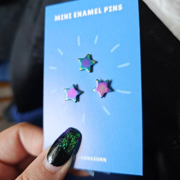 Mini Stars Enamel Pin | by Annsun - Etsy