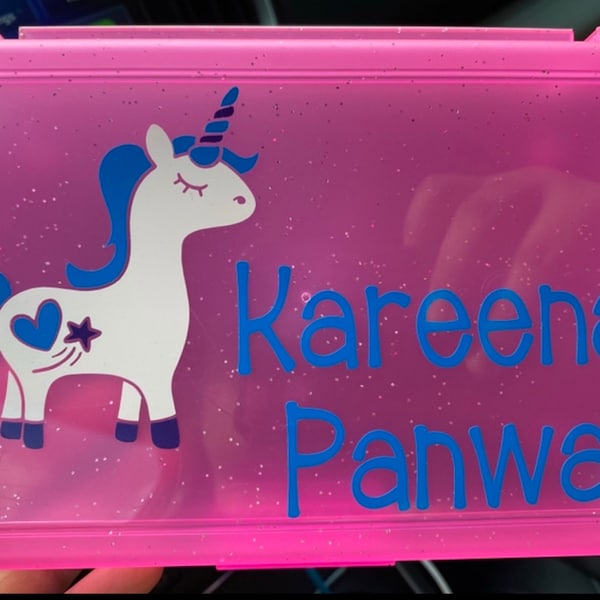 Unicorn Pencil Box, Personalized Pencil Box, Back to School Gift ...