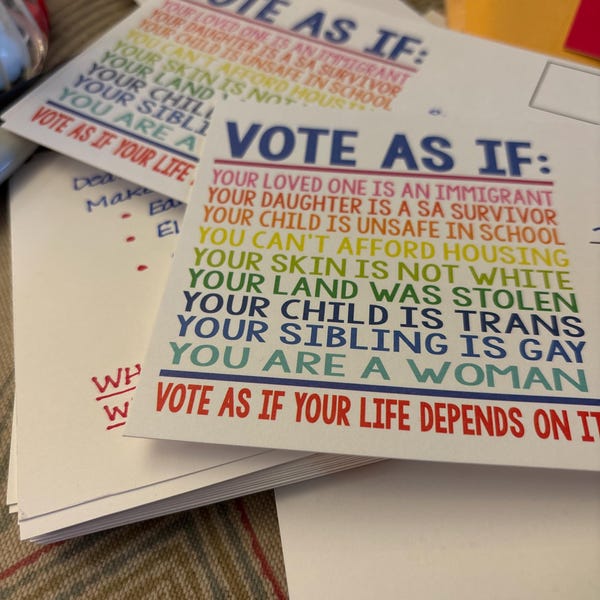 Voter Postcards Dont Just Vent Vote Patriotic United States Voting ...