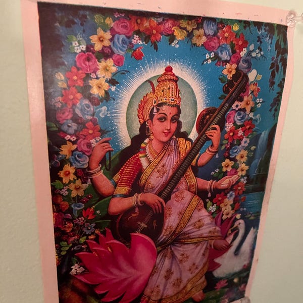 Hindu Goddess Amba Maa With Maa Saraswati, Maa Lakshmi and Maa Kali ...