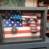 Thin Blue Line Shadow Box Display - Etsy