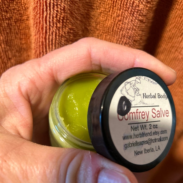 Comfrey Salve Organically Grown Comfrey Organic Ingredients Comfrey ...