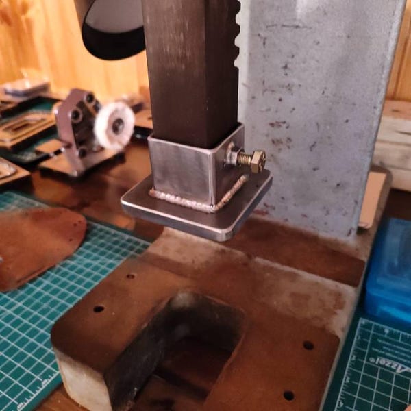 Arbor Press Accessory Attachment Foot- Steel Press Plate Clicker- Hand ...