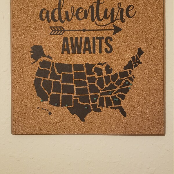Been There Ran That 50 States Marathon / Half Marathon Pinnable Cork ...