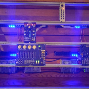 6U X 104HP X 12cm / Portable Eurorack Case / Powered / Ash-silver - Etsy