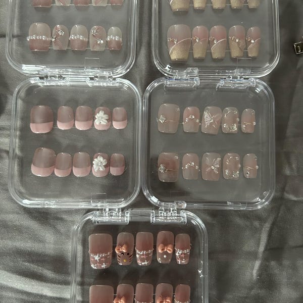 Large Size Mystery Press on Nails Box – for Wide Nail Beds - Etsy