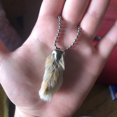 Rabbit Foot Key Chain - Etsy