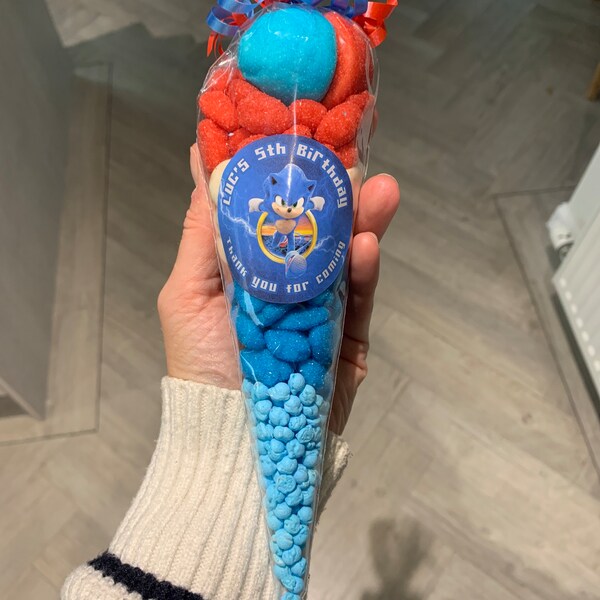 Mario & Sonic Gaming Inspired Candy Cones - Etsy