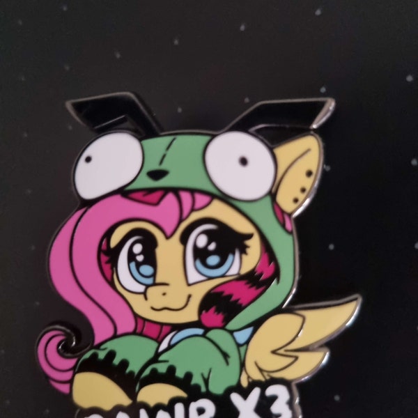 PRE-ORDER _ Fluttergir RAWR X3 Meme Scene My Little Pony Enamel Pin - Etsy