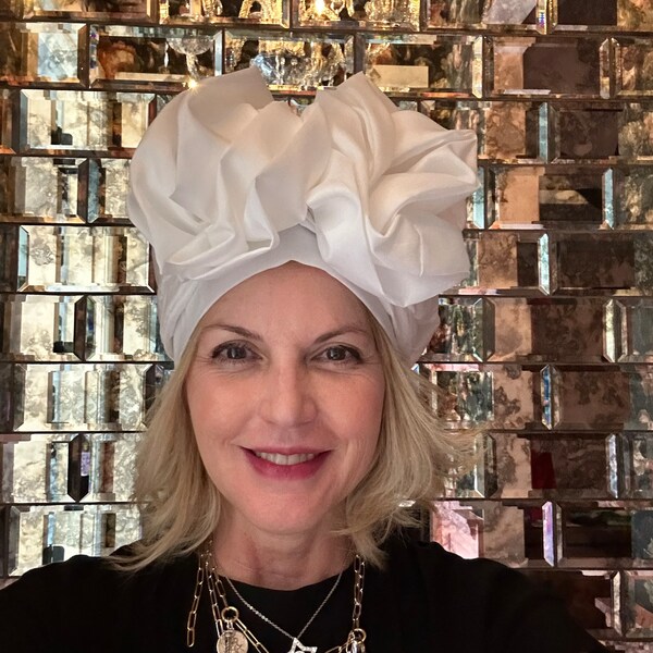 Aso Oke Auto Gele , Gold Wedding Hat for Women, Africa Nigeria Party ...