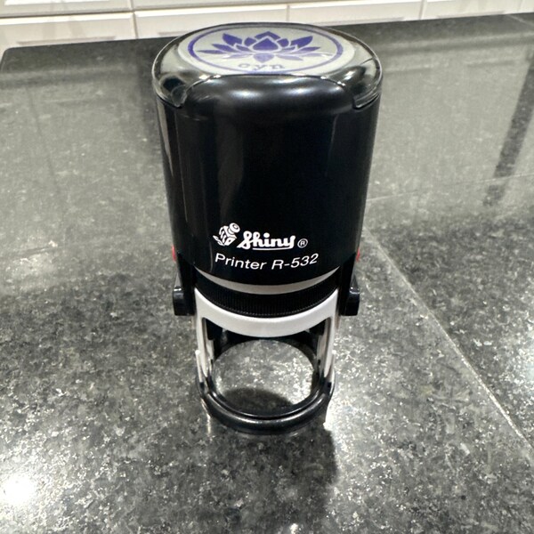 Self-inking Stamp // 1" or 1.5" - Ideal for Rapid Stamping - Fit Square ...