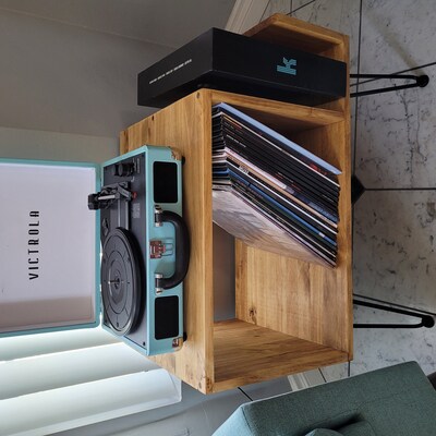 MCM Table for Record Player Stand - Etsy