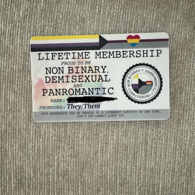 Custom LGBTQAI and Other Membership Cards Add You Own Photo ...