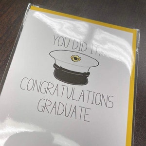 Air Force Graduation Card Military Grad Airman You Did It - Etsy