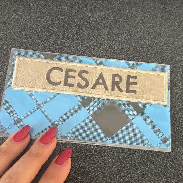 Cat Name Patch. Embroidered Pet Nametag. Cat Ears Name Patch. Iron On ...