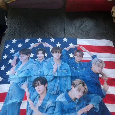 Enhypen Jake Abs Photo Flag Banner, Jake Mexican Flag Tapestry, Jake ...