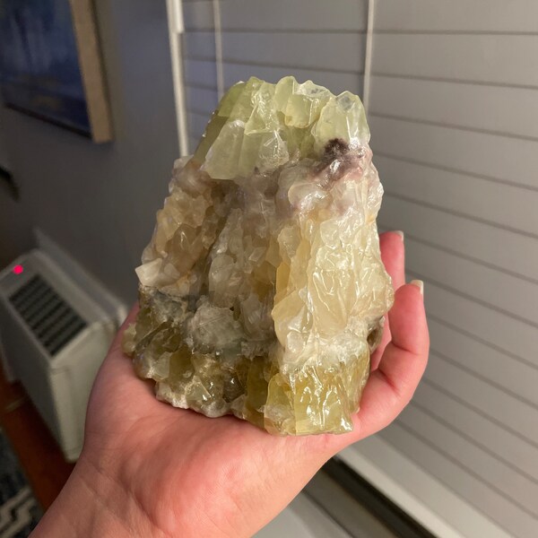 Green Calcite XL Rough Raw Chunk From Mexico, High Grade A Quality ...