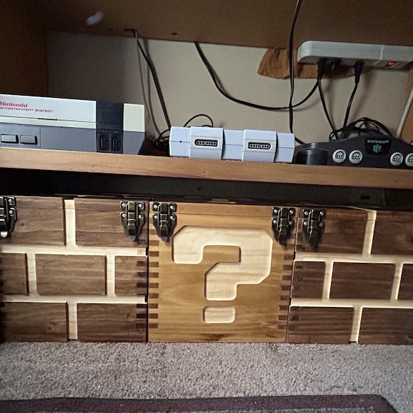 Super Mario Coin Box - Video Game Decor / Retro Gaming Nintendo Art ...