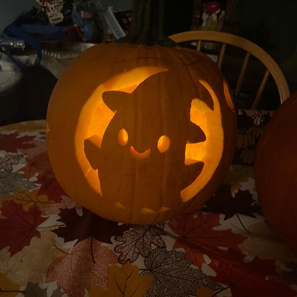 Highland Cow Pumpkin Stencil, Printable Pumpkin Stencil, Jack O ...