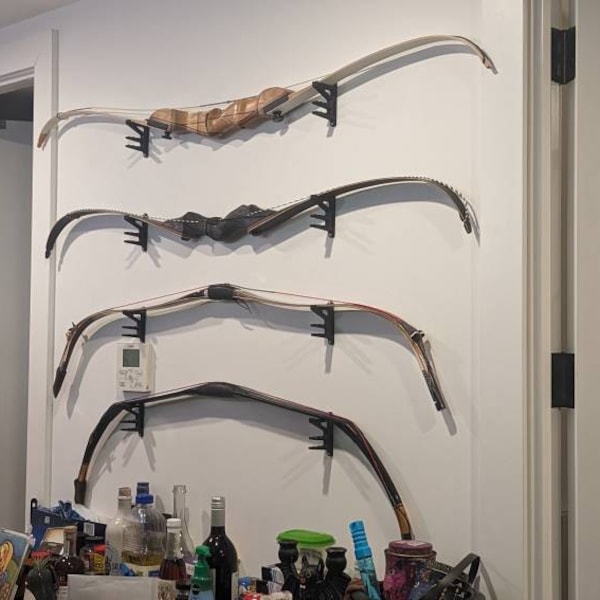 Wall Mount Bow Holder || Bow Hanger || Bow Rack - Etsy