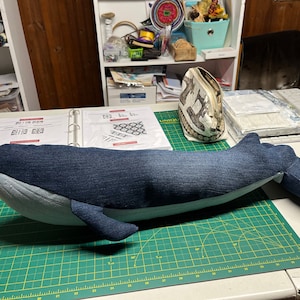 Pattern PDF Whale Sewing Pattern & Tutorial Step by Step Instruction ...