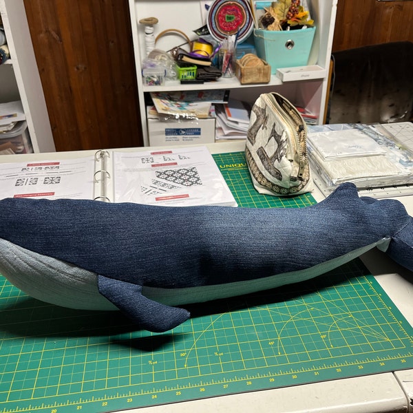 Pattern; PDF Whale Sewing Pattern & Tutorial; Step by Step Instruction ...