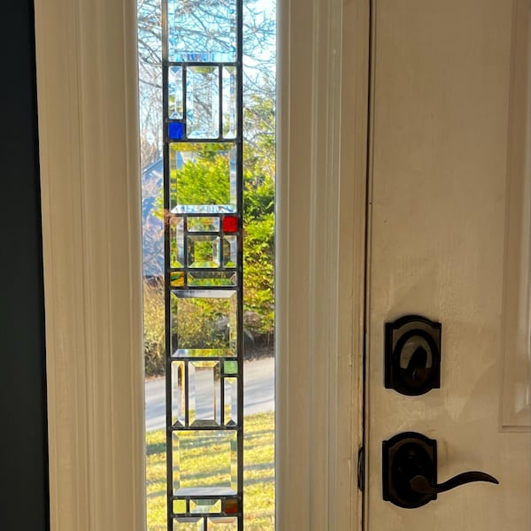 Custom Beveled Leaded Stained Glass With Magical Dichroic Color Pops ...