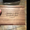 4x6" Wood Memory Box- Custom Engraved Walnut Keepsake Travel Box, Photo ...