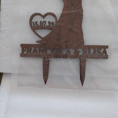 Wedding Cake Topper With Three Dogswedding Cake Topper With - Etsy