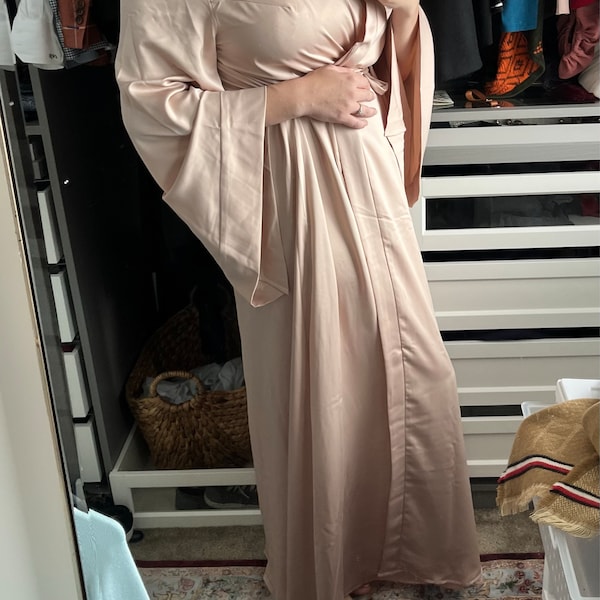 Floor Length Robe, Bridal Kimono, Wedding Robe, Long Satin Robe, Bridal ...