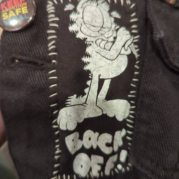 BACK OFF PATCH Sure Why Not Use This Amusing Cartoon Cat as an Icon for ...