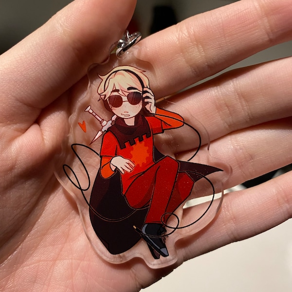 The Striders | Homestuck Acrylic Keychain Charms (dave & Dirk Strider ...